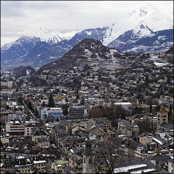 Ville de Sion, Suisse